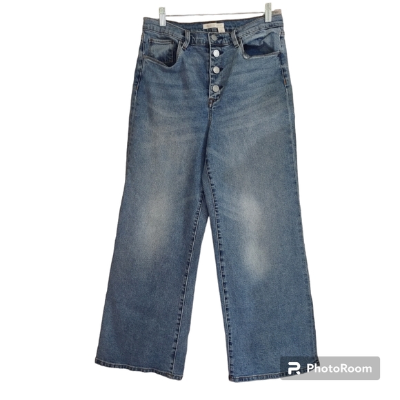 Chelsea & Violet | Jeans | Chelsea And Violet High Rise Button Fly Wide ...